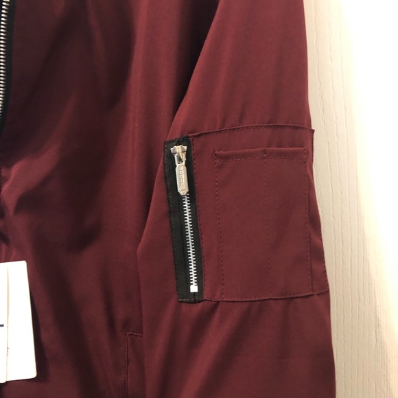 Newport | Jackets & Coats | Mens Maroon Bomber Lightweight Coat Xl ...